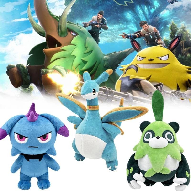 Colorful Palworld Lamball Blazamut Paru Series Plush Toy Collection ...