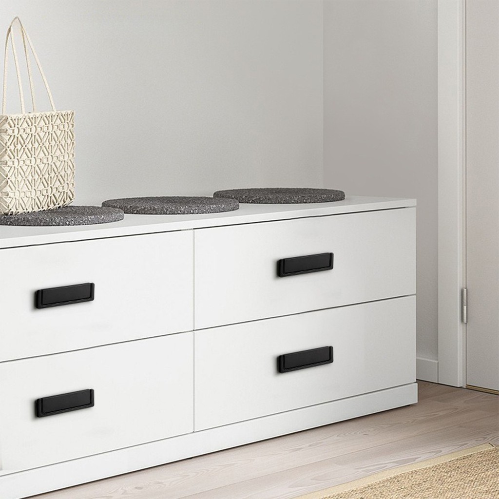 Cabinet Door Drawer Concealed Buckle Exposed Black Cabinet Wardrobe ...