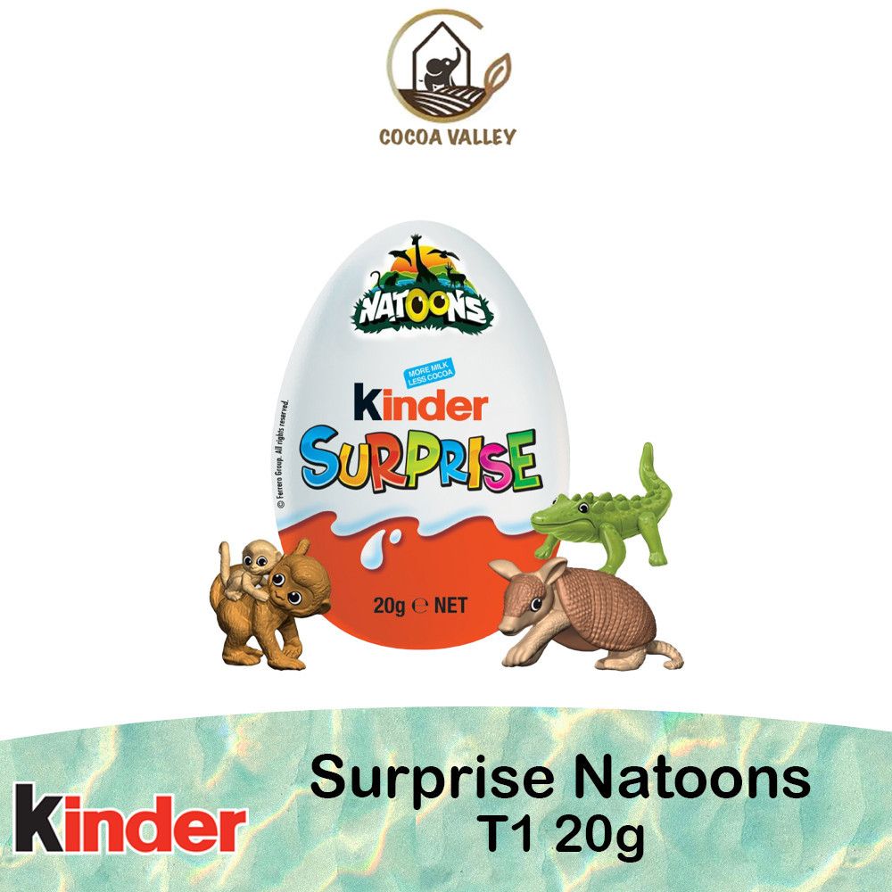Kinder Surprise Natoons Edition Eggs 20g | Shopee Malaysia