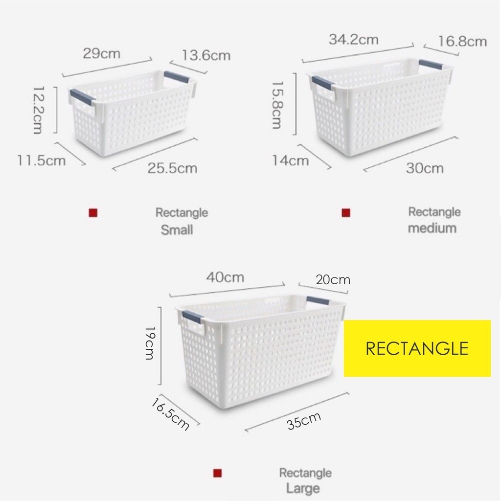 BSU Basket Storage Organizer Multipurpose Stackable Kitchen Cabinet ...