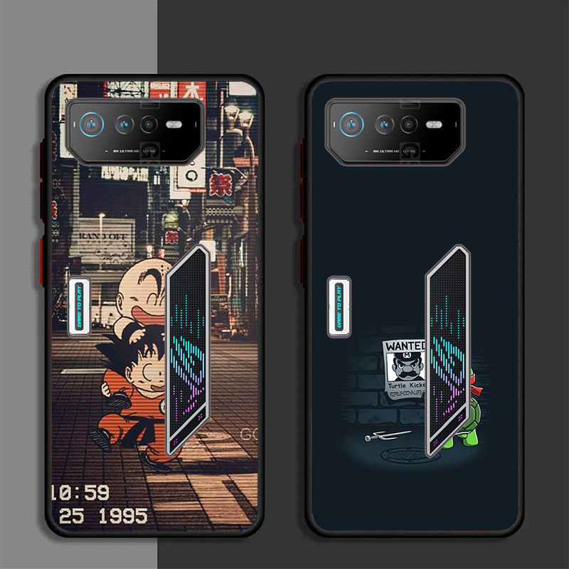 Asus ROG Phone 6 ROG 6 Pro Cute Cartoon Dragon Ball Goku Crayon Shin ...