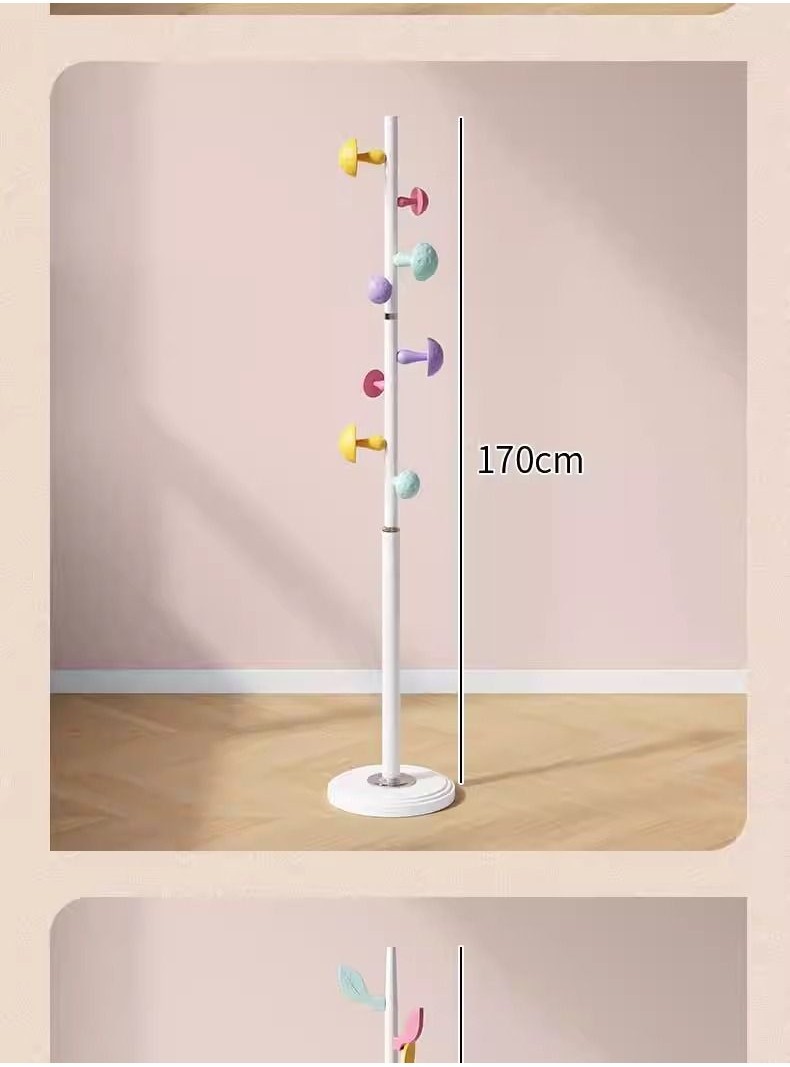 『Free Shipping』Cute coat rack floor storage rack household children ...
