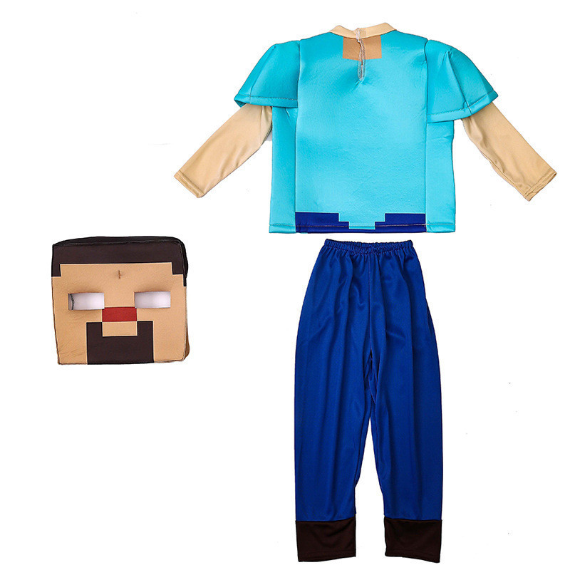 Minecraft Steve Game Character Play Costumes Party Party Clothes Dress ...