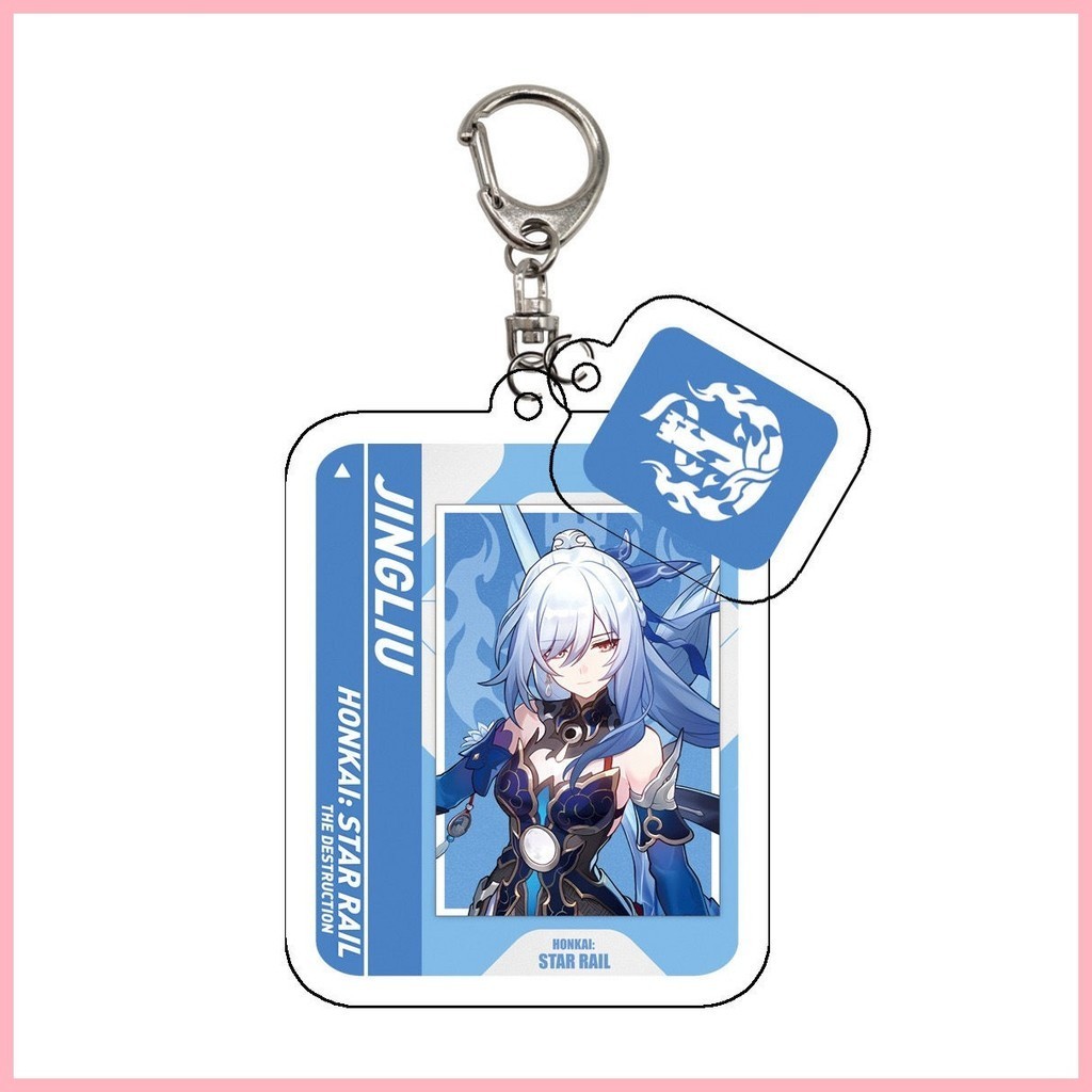 New Style Keychain Honkai: Star Rail March 7th Blade Tingyun JingYuan ...
