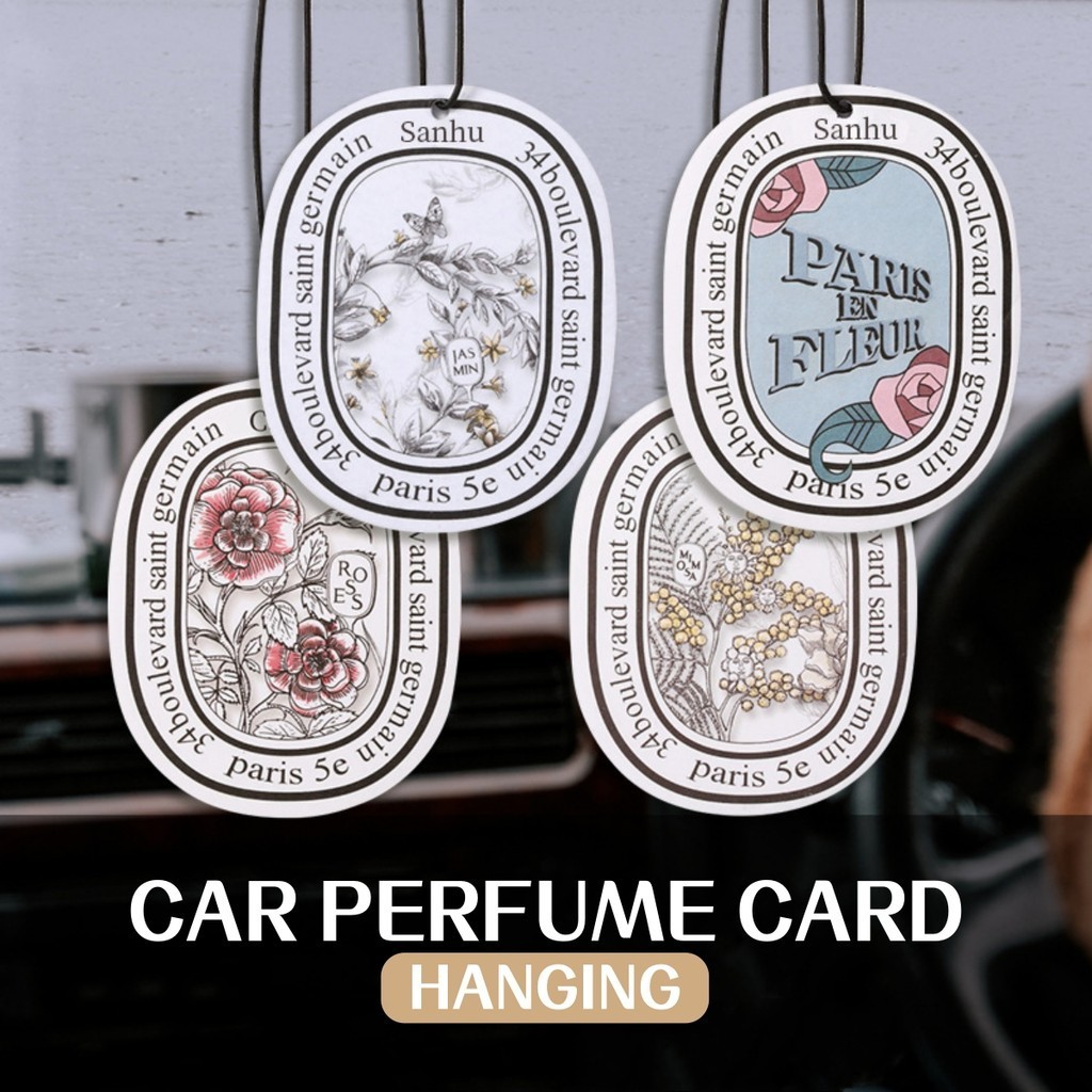 (1 pcs) Hanging Car Perfume Pendant Scent Diffuser Wardrobe Air ...