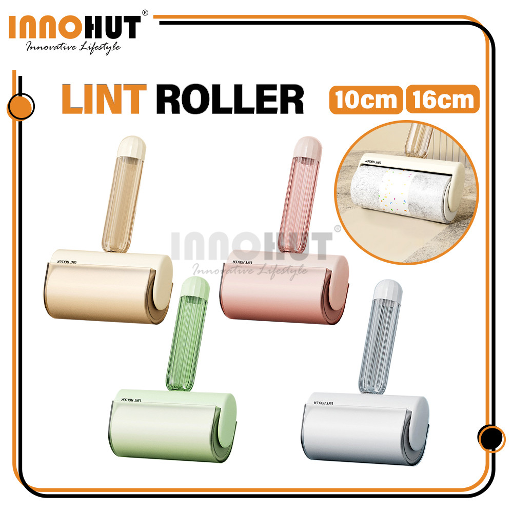 Innohut Lint Roller Detachable Sticky Dust Roller Hair Fur Dust Remover ...