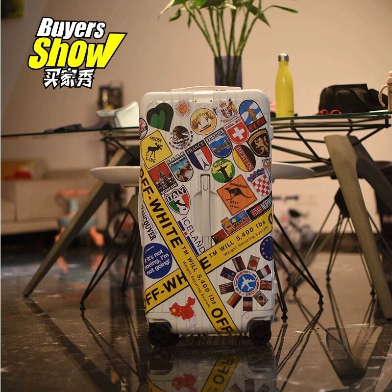 - Ready stock #Influencer Trend Suitcase National Landmark Sticker ...
