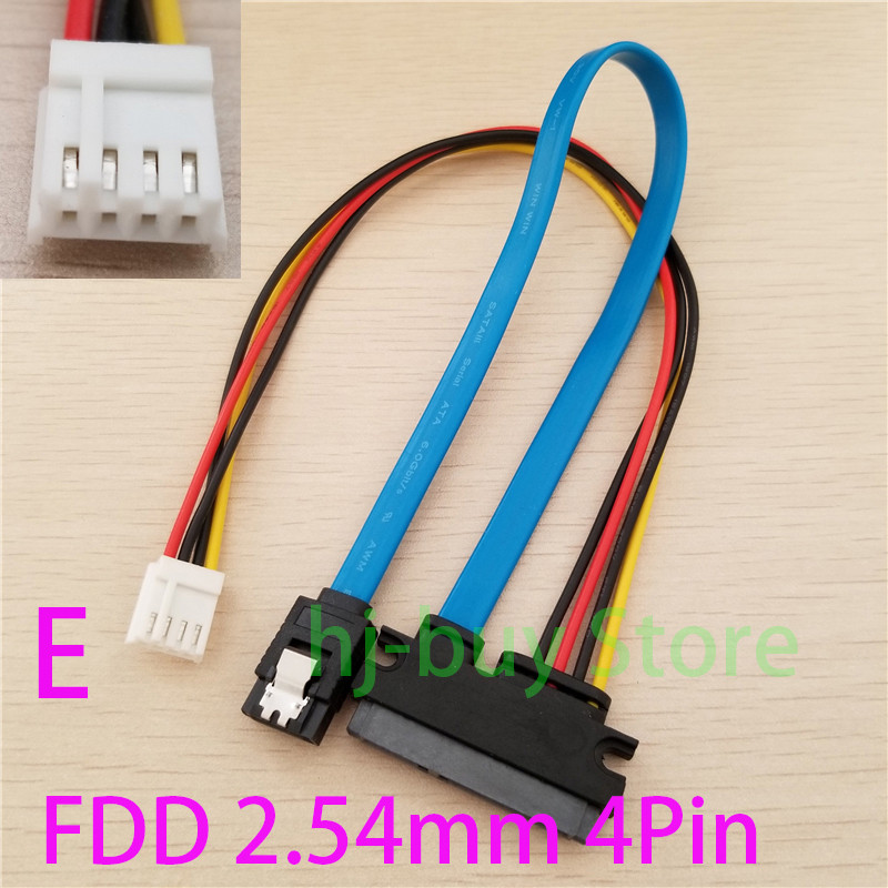 7+15 22P to SATA Hard Disk Drive IDE EH FDD XH2.54 PH2.0 2Pin 4pin PC ...