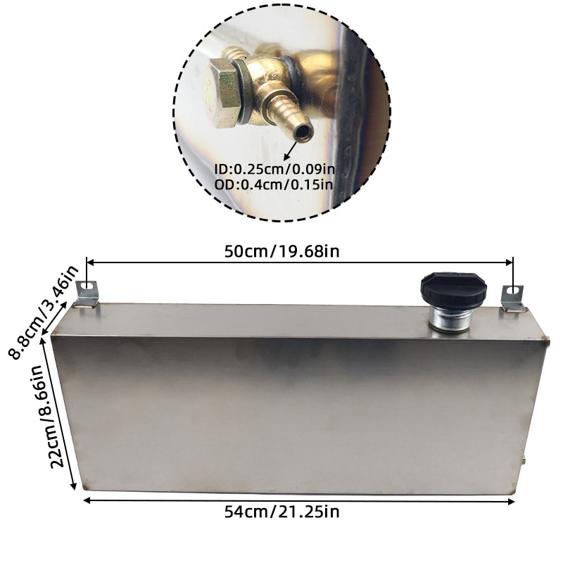 12L Stainless Steel Fuel Tank Diesels Air Parking Heater Camper Water ...