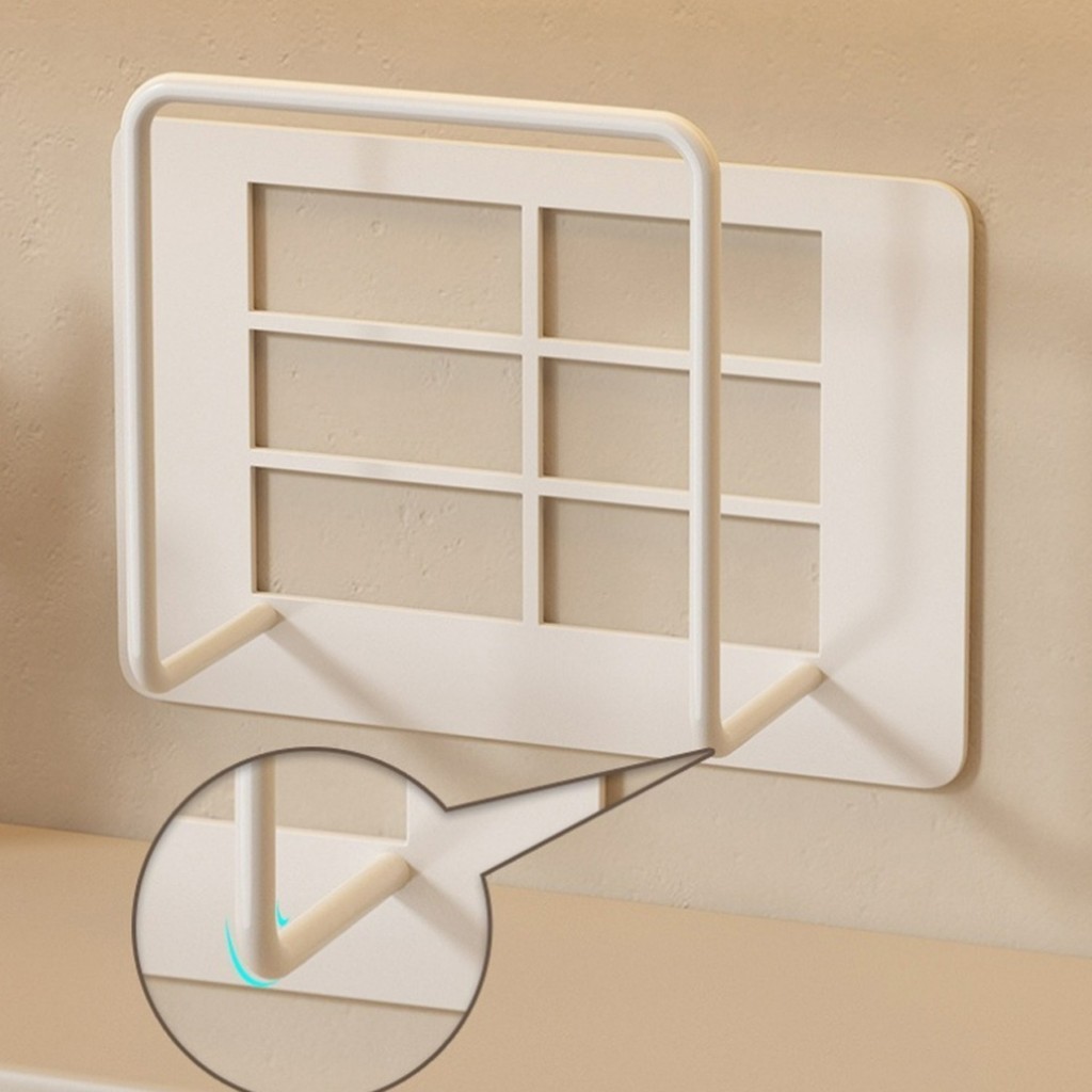 1Set Non Drilling Wall Mount Router Holder with Adhesive Hooks Multi ...