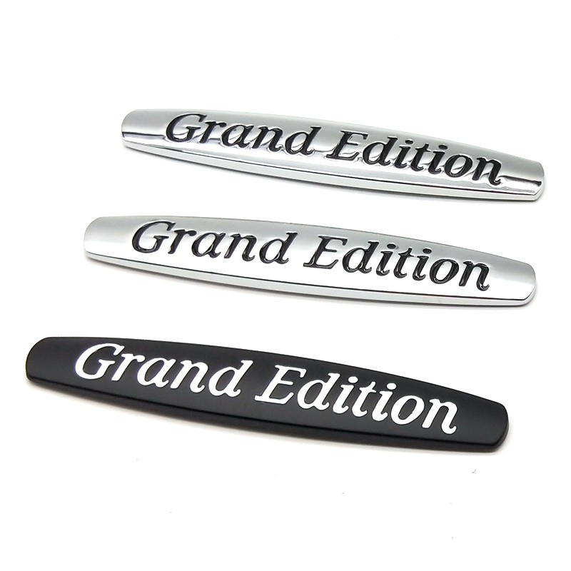 Metal Avantgarde Grand Edition ELEGANCE Logo Car Body Trunk Side Emblem ...