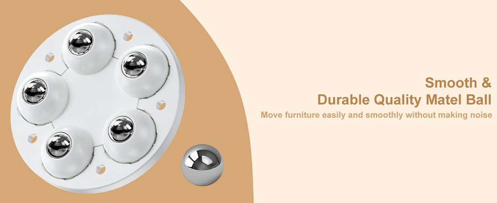 4PCS/SET Movable Pulley Type Load-bearing 100kg Chair Leg Furniture ...