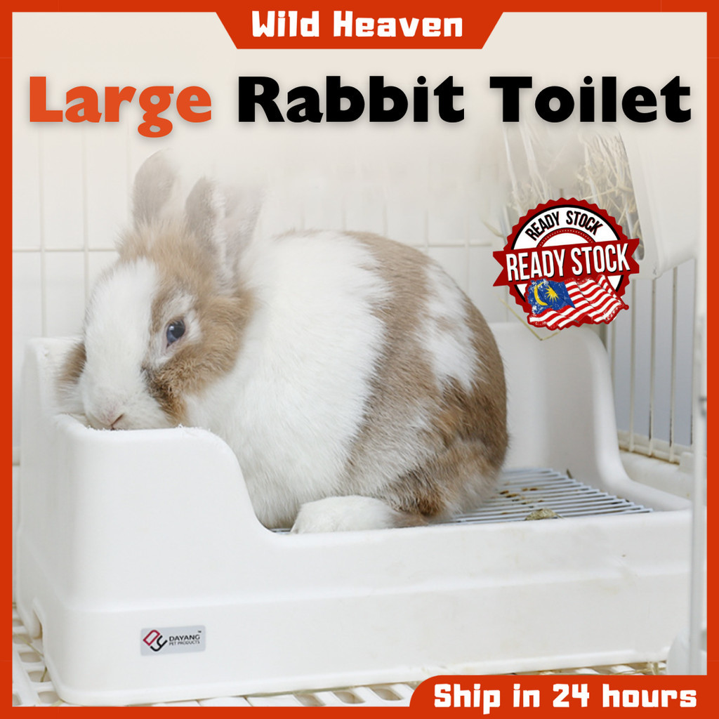 Large Rabbit Litter Box Rabbit Toilet Small Animal Litter Box Adult ...