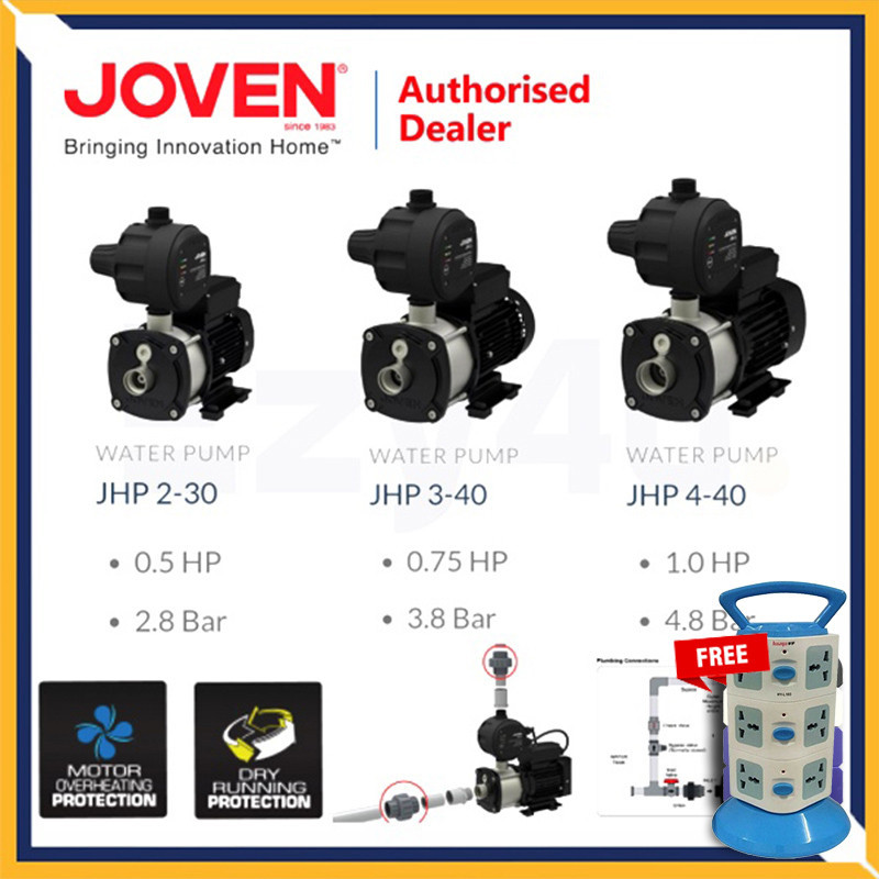 Joven JHP 2-30 JHP 3-40 JHP 4-40 Automatic Domestic Water Booster Pump JHP High Efficiency PAM ...