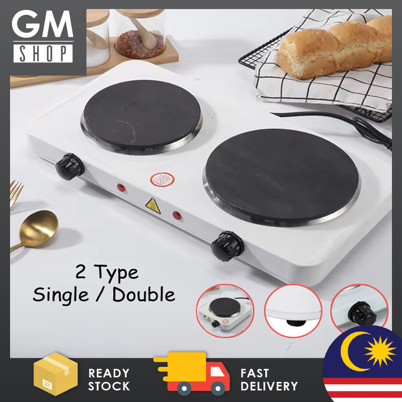 GMshop Cooking Single/Double Normal Electric Flat Stove Burner Kitchen ...