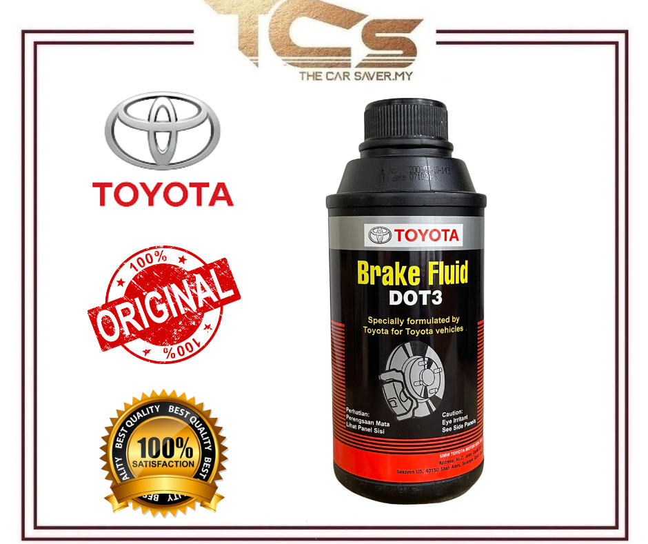 TOYOTA GENUINE TOYOTA BRAKE FLUID DOT 3 (330ml) 08823-80230 | Shopee ...