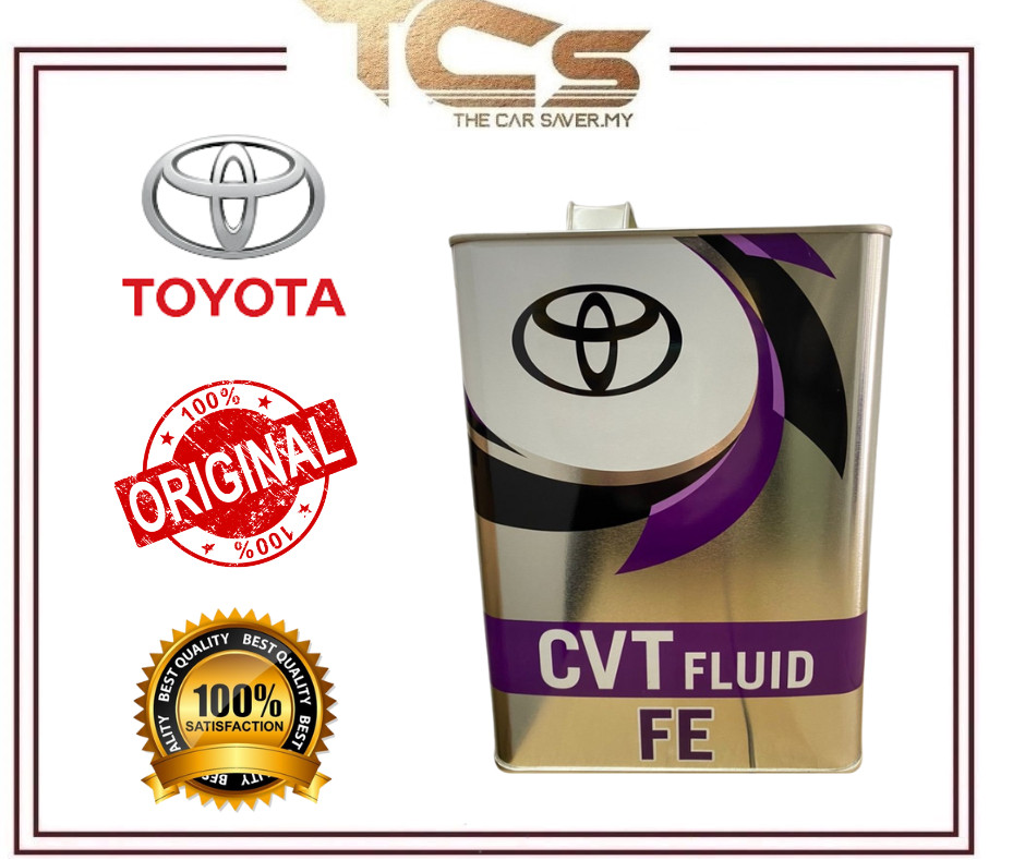 TOYOTA CVT Fluid FE Gear Oil 4L - 08886-81875 (100% ORIGINAL) | Shopee ...