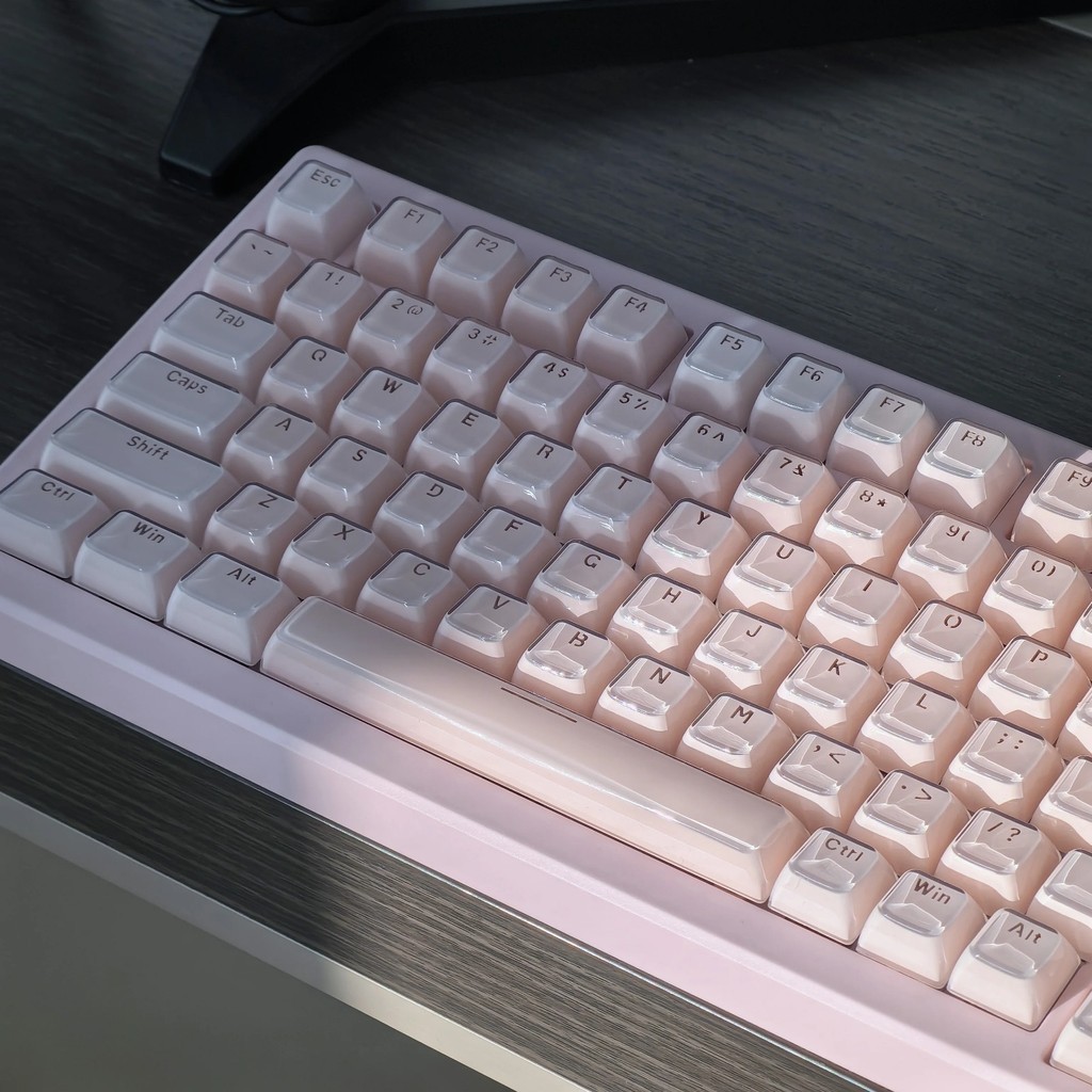 Blue Jelly Crystal Keycaps Translucent PC Double Shot Similar OEM ...