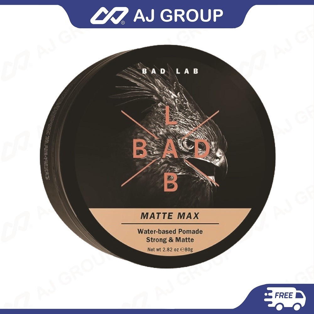 Bad Lab Matte Max Water-Based Pomade Strong & Matte (40g / 80g) | Shopee Malaysia