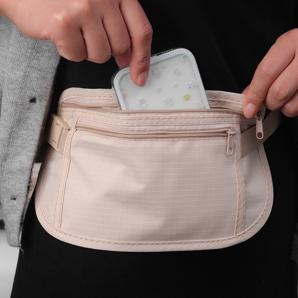 Invisible Waist Bags - Hidden Wallet Passport Money - Waist Belt Bag ...
