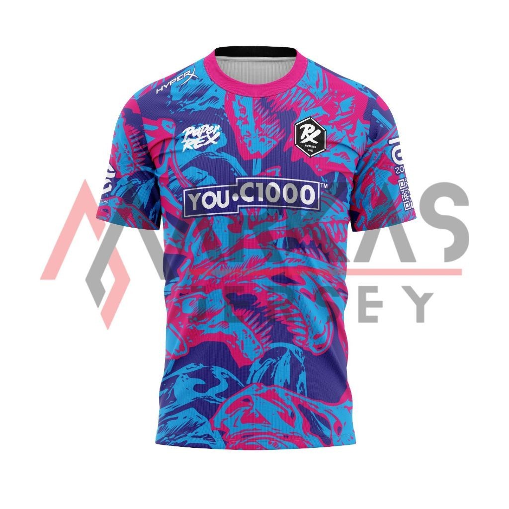 Jersey BAJU KAOS PAPER REX ESPORTS New 2024 Megastoree GAMING DOTA AOV ...