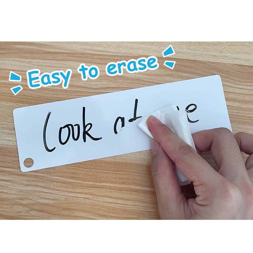 20/40PCS Blank Cards Dry Erase Portable Handwritten Memo Hard Blank ...
