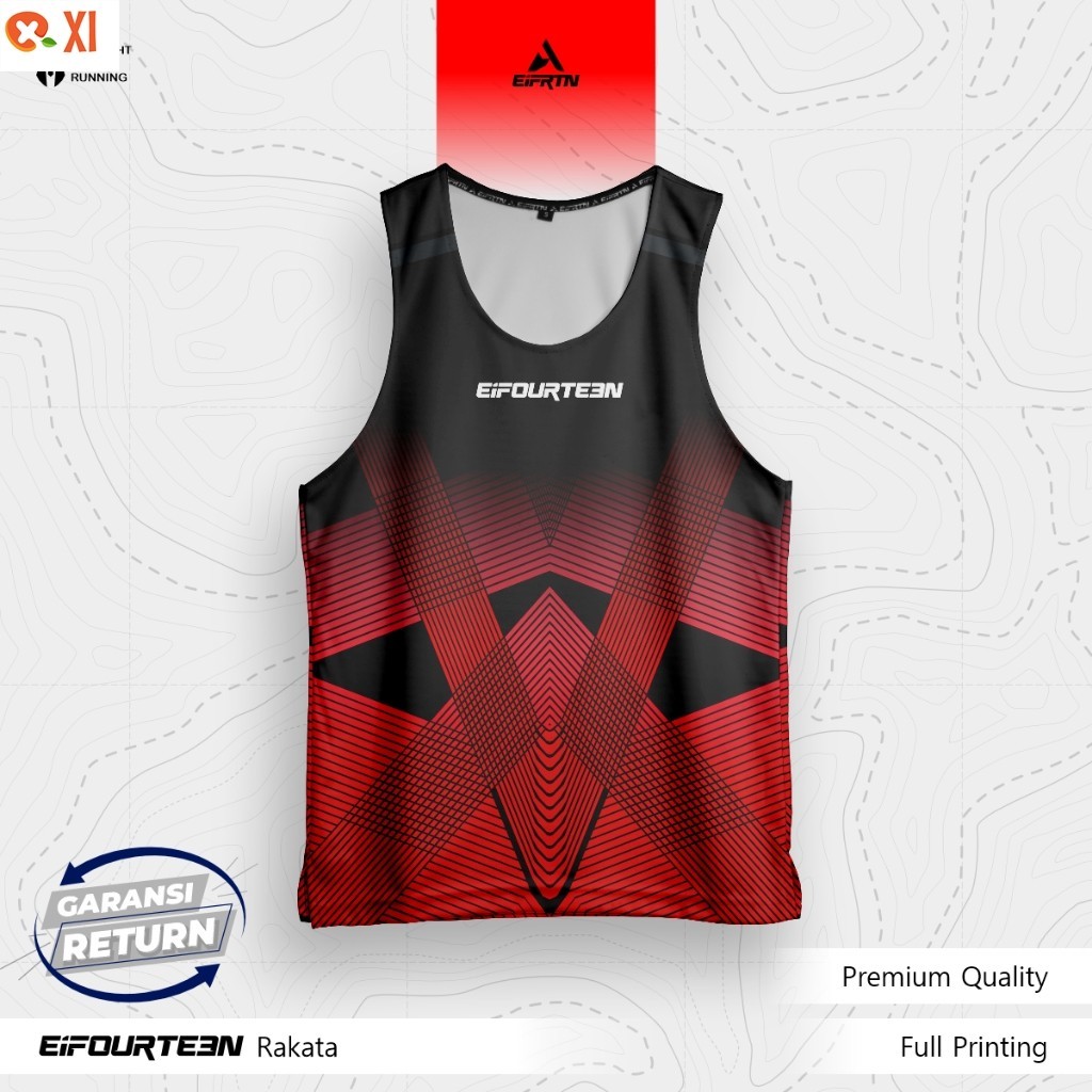 Xile9 Baju Kaos Tanktop Jersey Singlet Running Lari Gym Fitness Lekbog ...