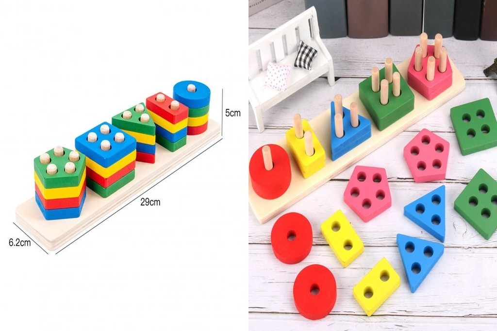 Wooden Building Block Toy Kids Building Blocks Wooden Building Block ...