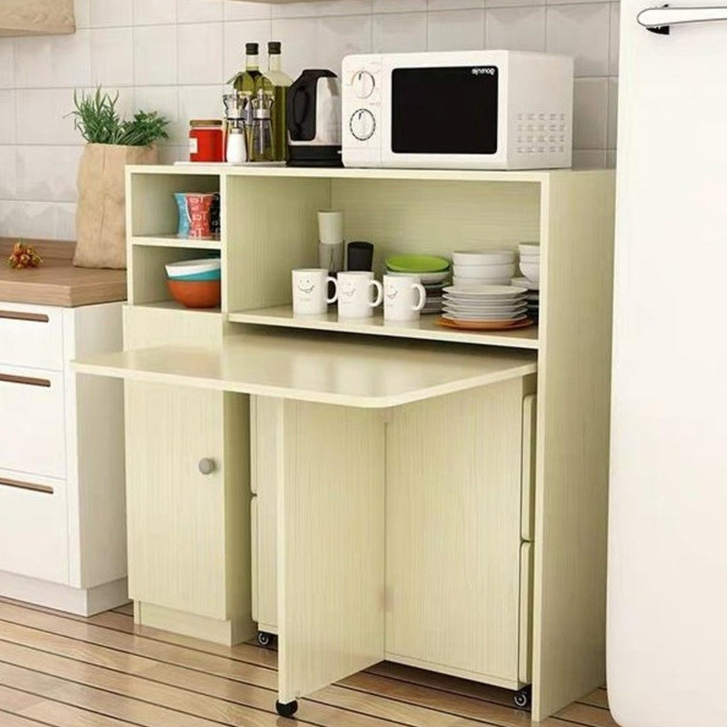 Dining Foldable Sideboard Multifunctional Home Set Simple Modern Eating ...