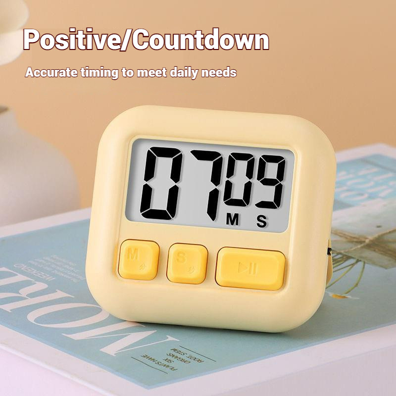 Mini Dopamine Desktop Timer Digital Countdown Timer Clock Green Yellow ...