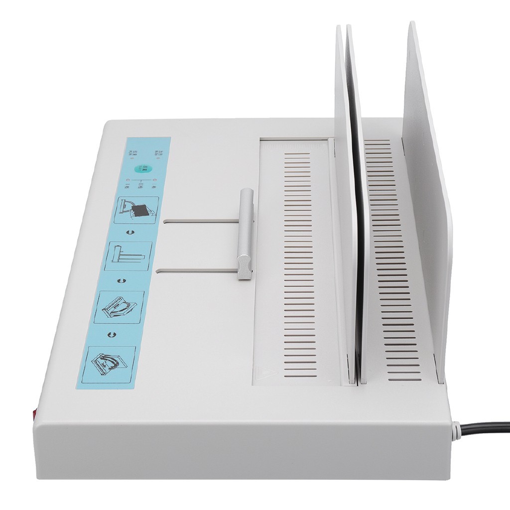 220V 50mm Automatic Hot Melt Binding Machine For A4 Paper Book Envelope ...