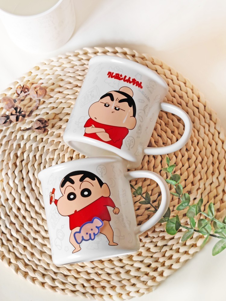 Crayon Shin-chan Water Cup Rotating Elephant Mug Cute Shinnosuke ...