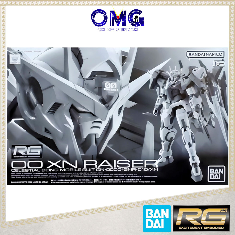 Pbandai RG 1/144 00 XN Raiser 62196 Premium Bandai RG Raiser 00R OOR XN OO Raiser Gundam Gunpla ...