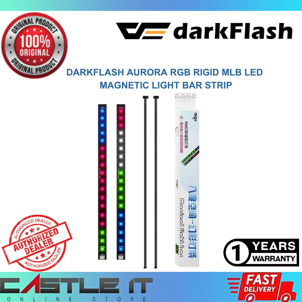 Aigo DarkFlash AURORA RGB RIGID MLB LED Magnetic Light Bar Strip | Shopee Malaysia