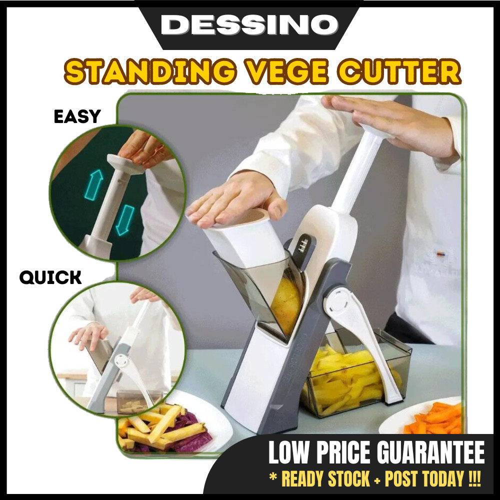 DESSINO Multifungsi Mandoline Slicer Pengisar Makanan Sayur Pengisar ...