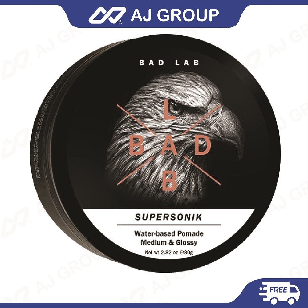 Bad Lab Supersonik Water-Based Pomade Medium & Glossy (40g / 80g ...