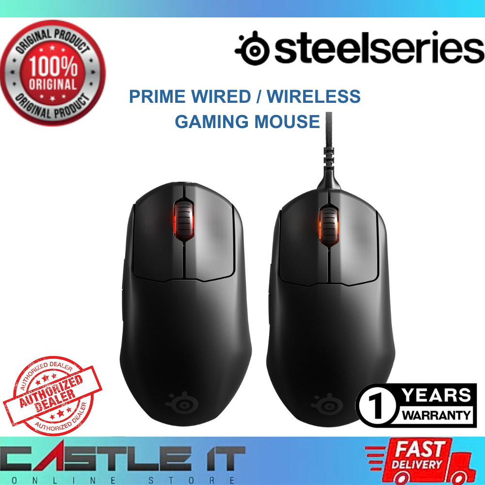 SteelSeries PRIME WIRELESSS / Wired Precision Esports Gaming Mouse Mice ...