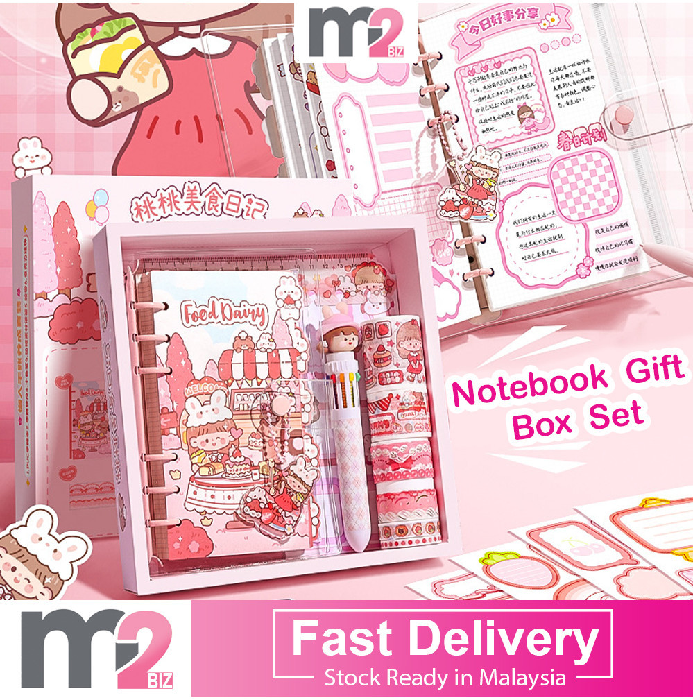 Kit Jurnal DIY & Set Buku Skrap Berkualiti Tinggi Teens Tweens Diary ...