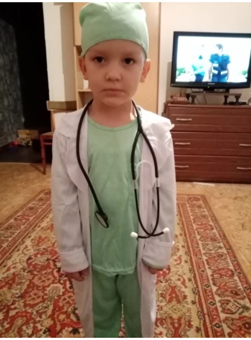 6pcs Doctor Costume for Kids Boys 3 4 5 6 7 8 9 10 11 12 Years Children ...