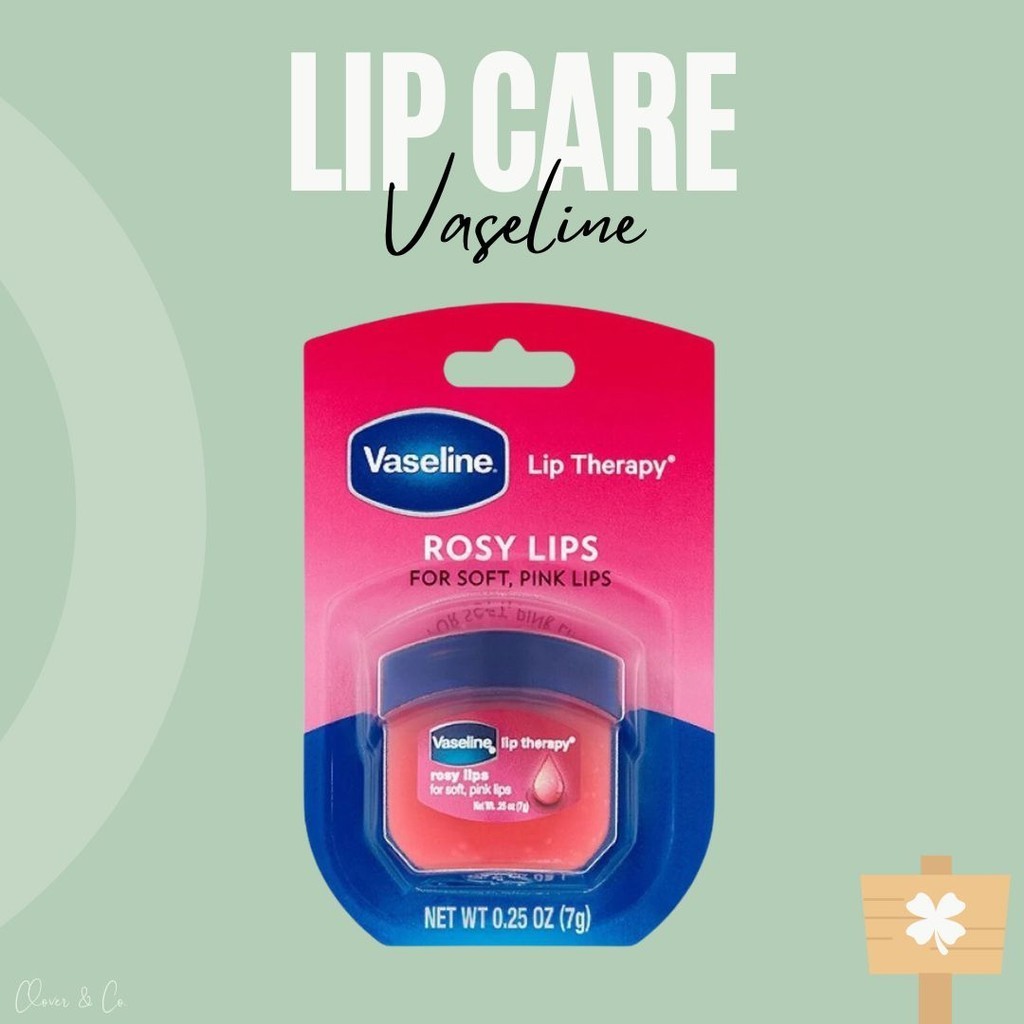 Vaseline Lip Balm Rosy Lips Tub 7g / Lip Therapy Original / Cocoa Butter | Shopee Malaysia