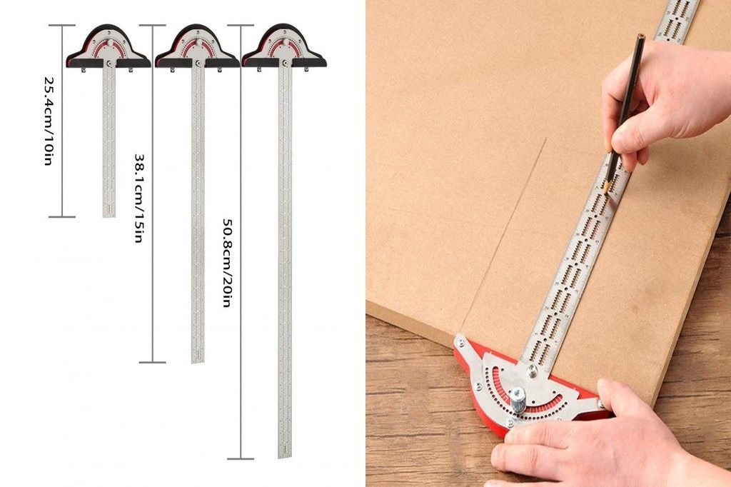 Sim Parallax Free Measuring Ruler Woodworking Edge Ruler Woodworkers