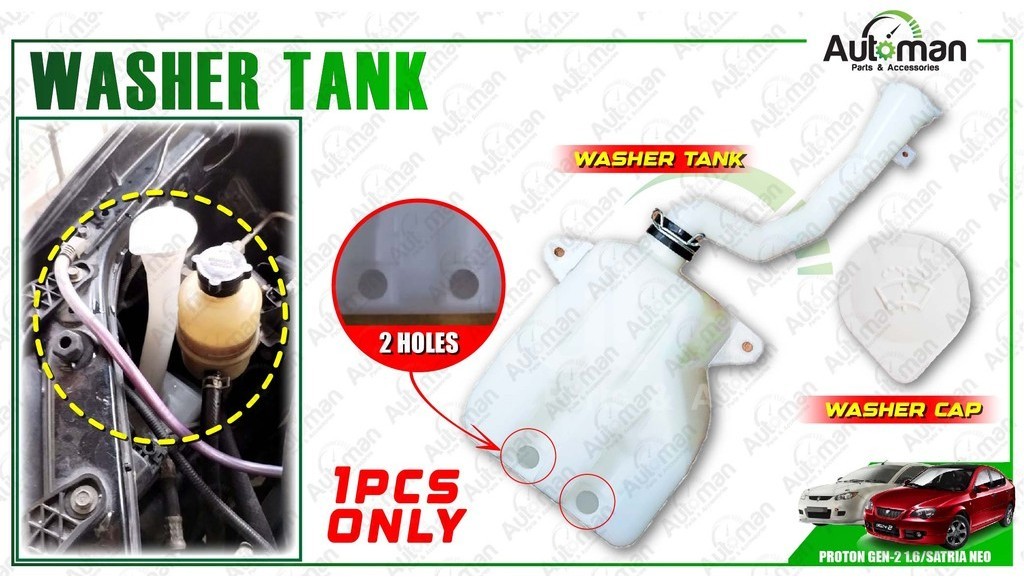 Proton Gen2 Gen-2 1.6 Satria Neo 2 Hole Water Windscreen Washer Wiper ...