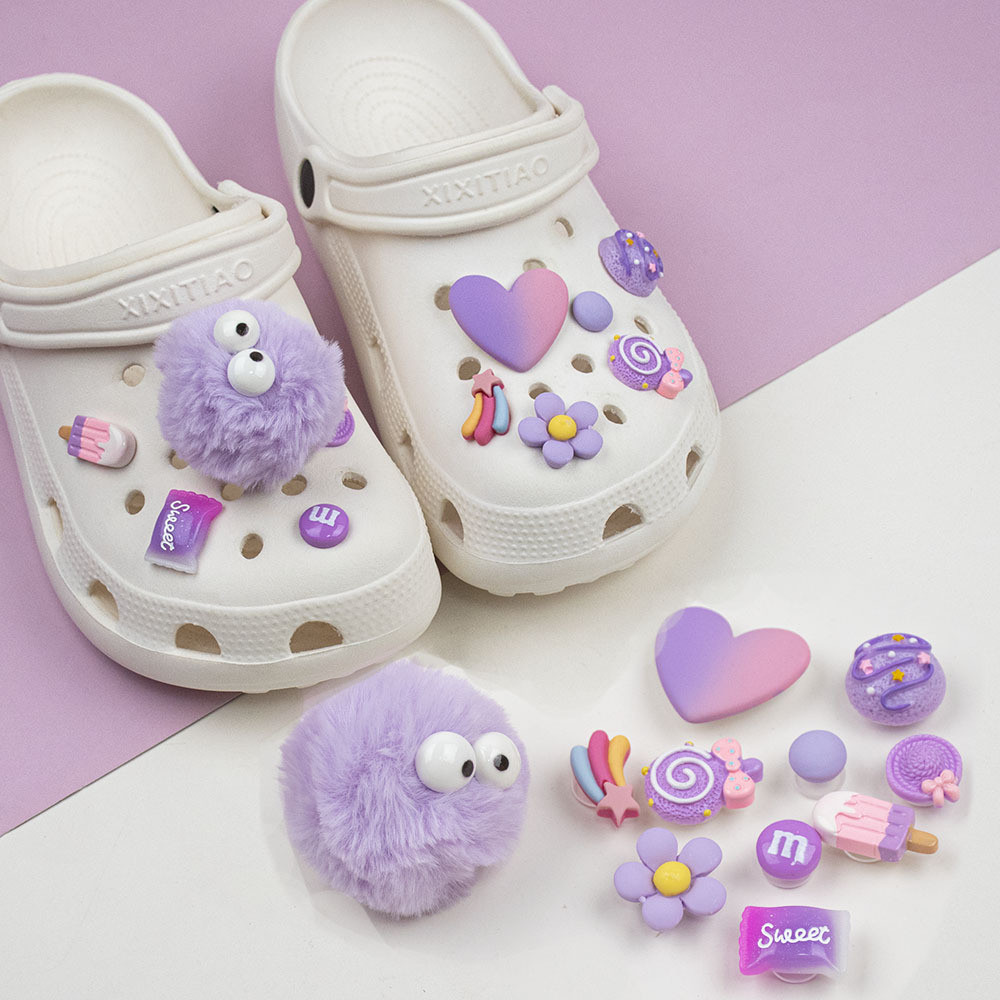 Jibbitz Charm Fashion Creative Cute Cartoon Colorful Pattern DIY Shoes ...