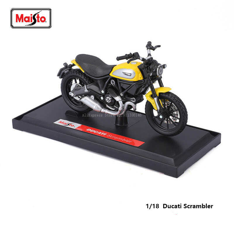 Maisto Ducati SCRAMBLER 1:18 scale replicas with authentic details ...