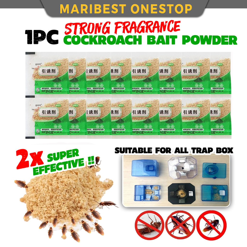 1Pack Cockroach Killing Bait Powder Cockroach Powder Serbuk Umpan Lipas ...