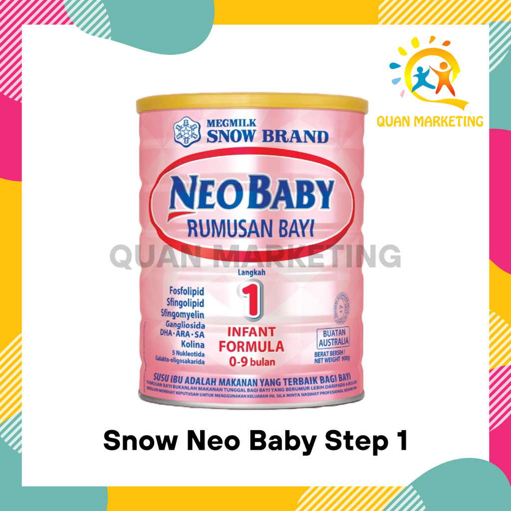Snow Brand Neo Baby 900g - Step 1 / Rumusan Bayi Langkah 1 | Shopee ...