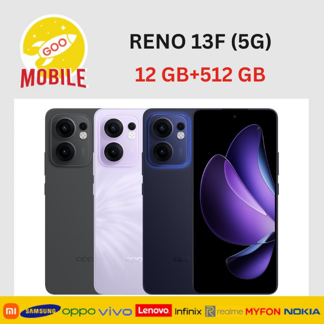 OPPO RENO 13F 5G | 12GB + 512GB | IP69 Water and Dust Resistance | 6.67 ...