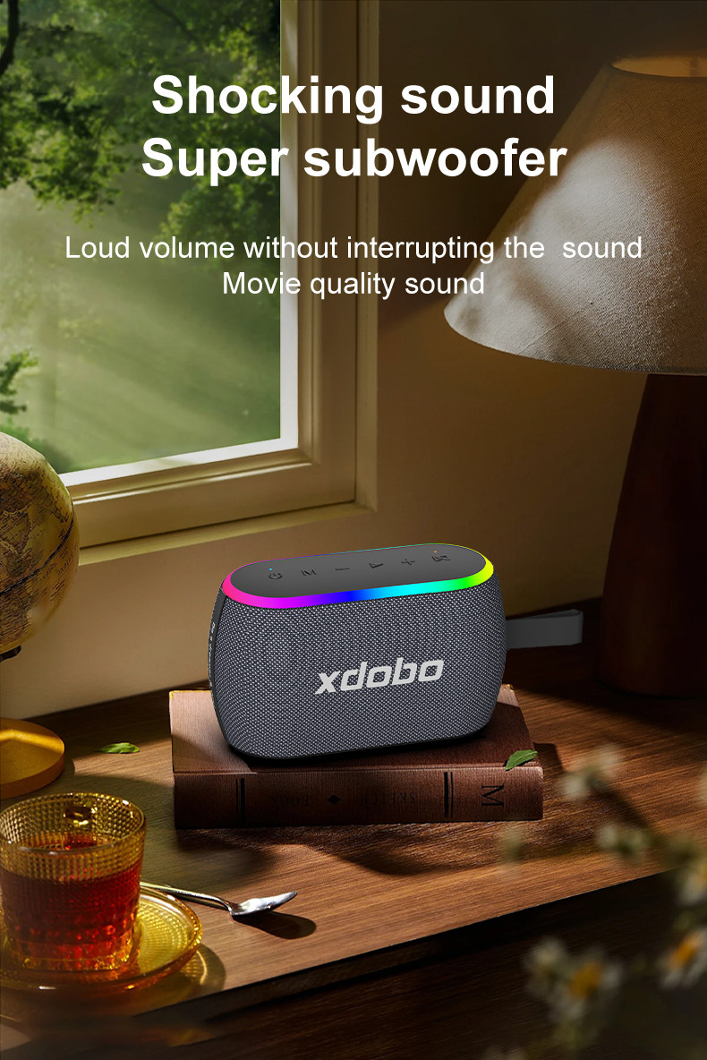 XDOBO X8 MINI II Wireless Bluetooth Music Player Stereo Ultra Low Bass 30W Portable Speaker with ...