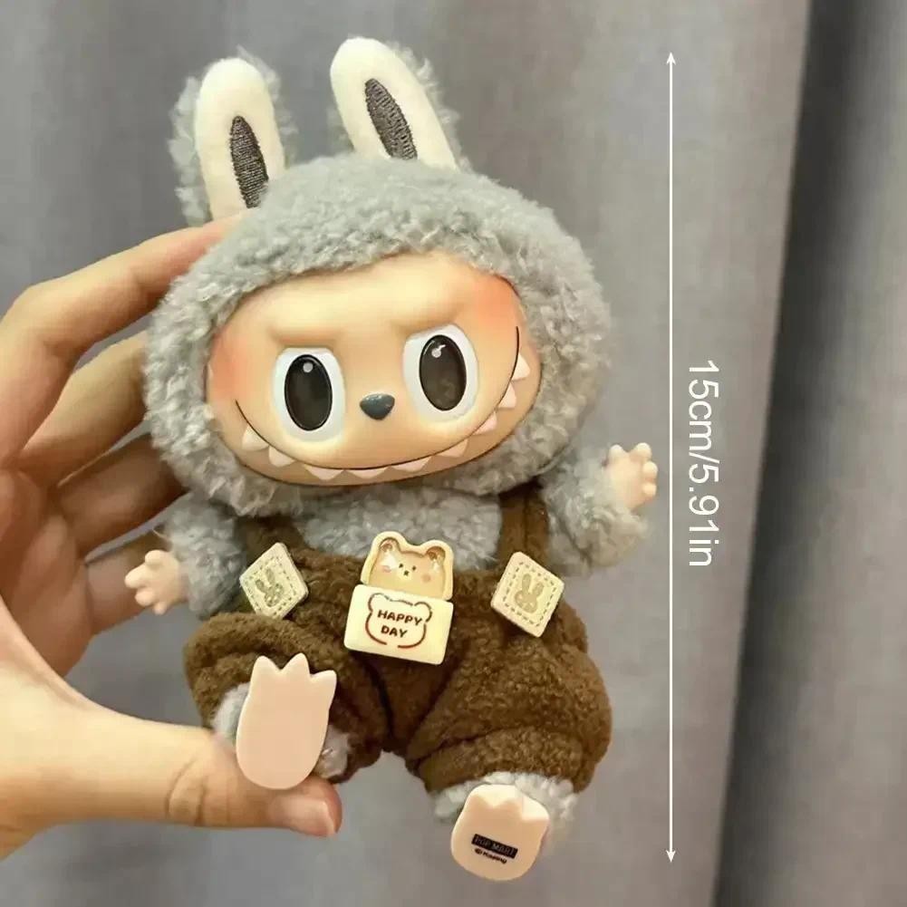 (Cloth Only)For 17 cm Doll Overall For Labubu Doll Clothes Fashion ...