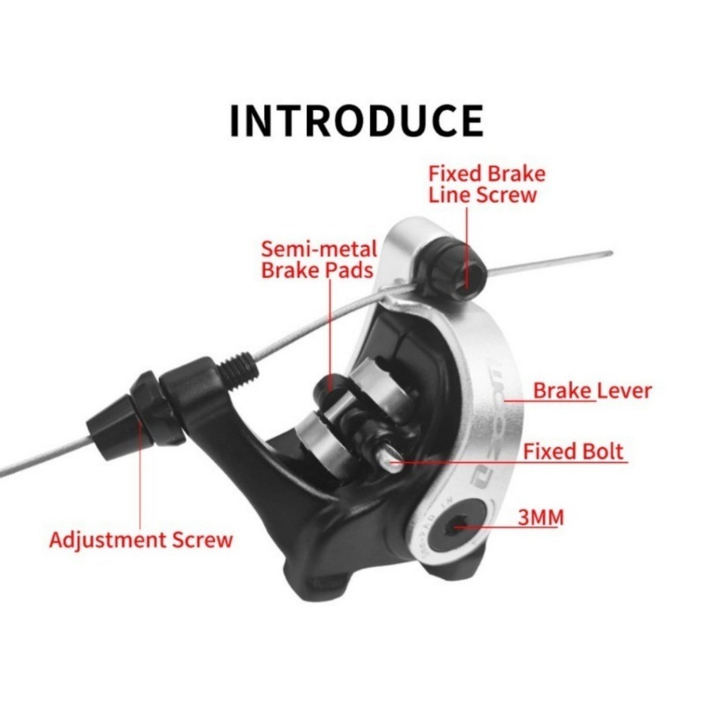 ZOOM DB700 Road Disc Brake Gravel Bike Mechanical disc Flat Mount ...